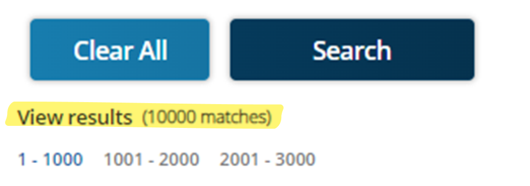 Realist Search - Exceeds Maximum Results Pop up – HiCentral MLS Knowledge Base