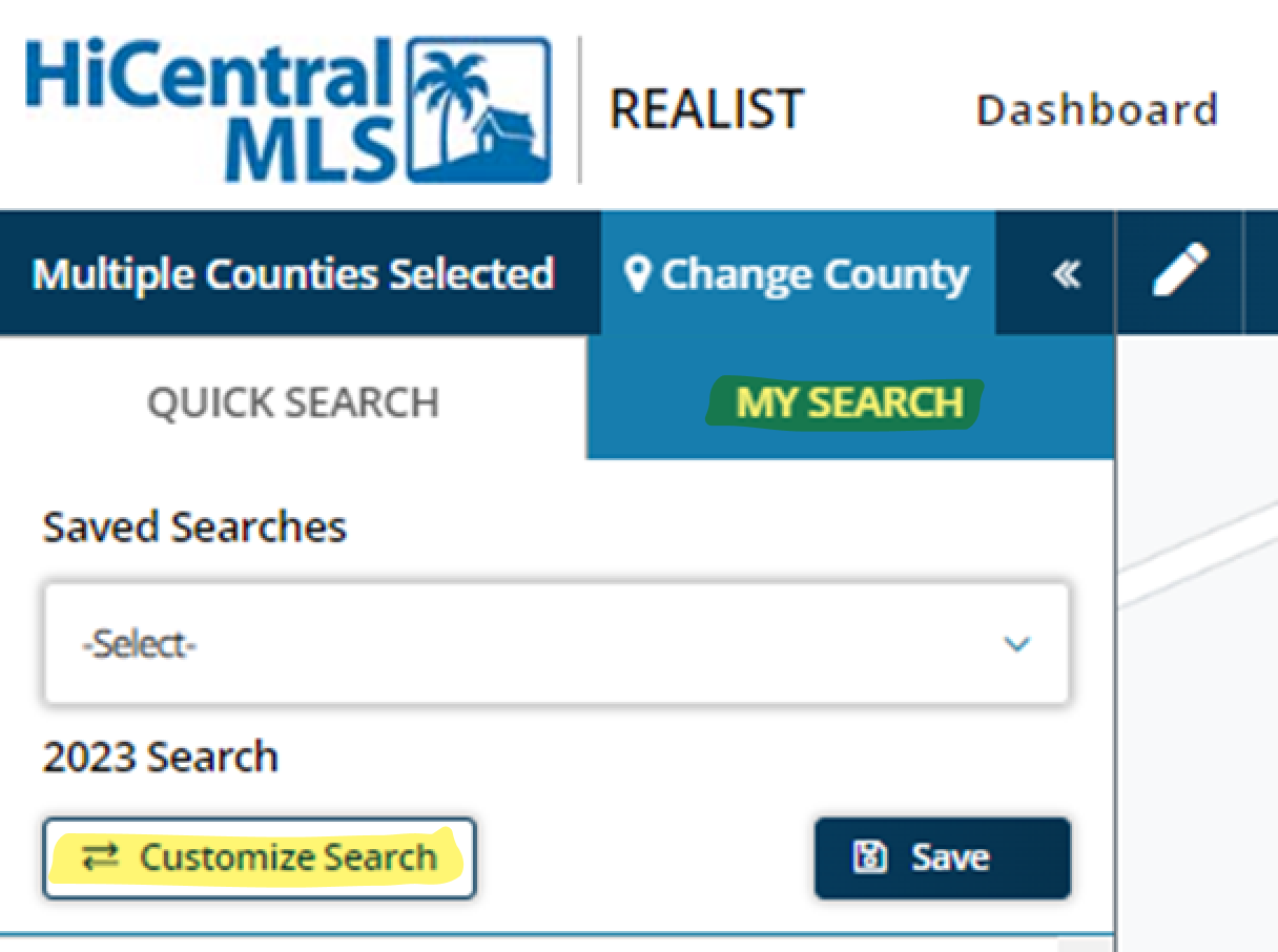 Foreclosure Search in Realist – HiCentral MLS Knowledge Base