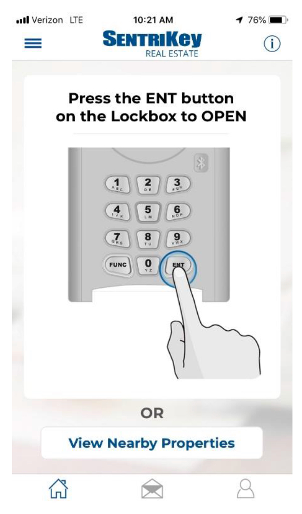 How to Access a SentriLock Lockbox – HiCentral MLS Knowledge Base