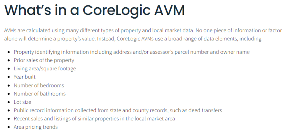 Realist Real AVM Values – Estimated Market Values for Residential ...